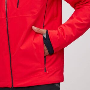 Helly-Hansen Men's Alpha 3.0 Waterproof Insulated Ski Jacket, 222 Alert Red, X-Large