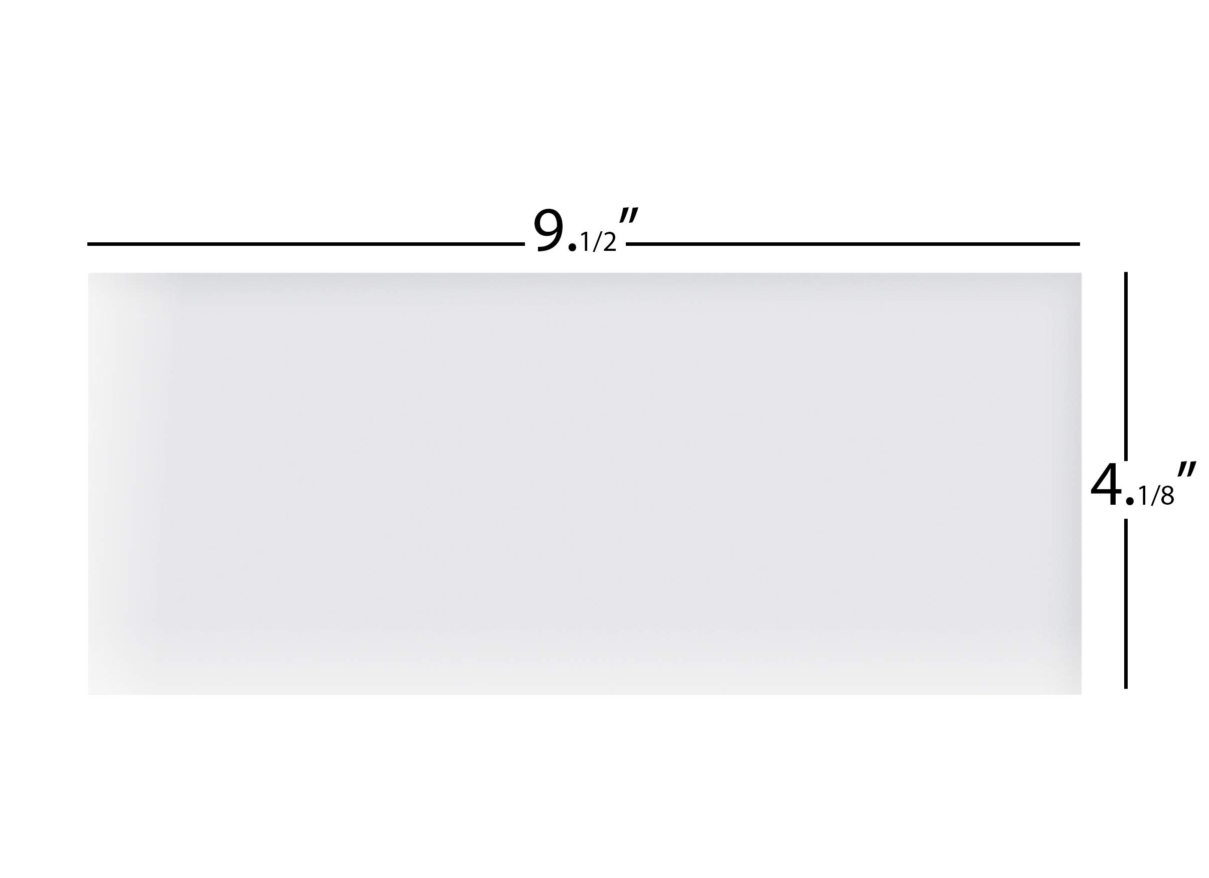 100 Mailing Envelopes, Self Seal Letter Size, Number #10 White Windowless Security Tinted Envelope, 4-1/8 x 9-1/2 Inches, Quality 24 LB