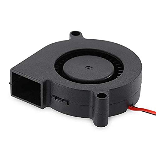 ACEIRMC 2pcs 5015 3D Printer DC Brushless Blower Cooling Fan for RepRap i3 CR-10 and Other Small Appliances Series Repair Replacement (12V)