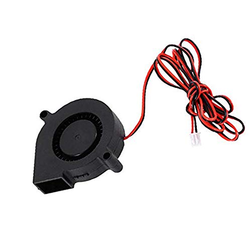 ACEIRMC 2pcs 5015 3D Printer DC Brushless Blower Cooling Fan for RepRap i3 CR-10 and Other Small Appliances Series Repair Replacement (12V)