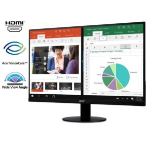 Acer SB220Q 21.5inch Widescreen Monitor Display Full HD (1920 x 1080) 75Hz 4 ms GTG (Renewed)