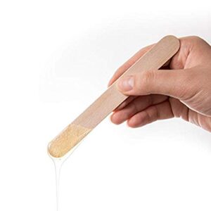 Xujia Small All Natural Wax Applicator Sticks 4 Inch (Pack of 100)