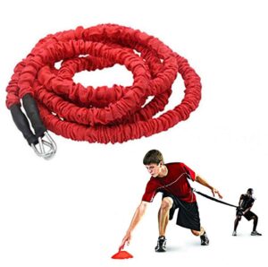 ynxing dynamic resistance trainer acceleration speed elastic cord for resistance training to improve strength, power, and agility (9.8ft)