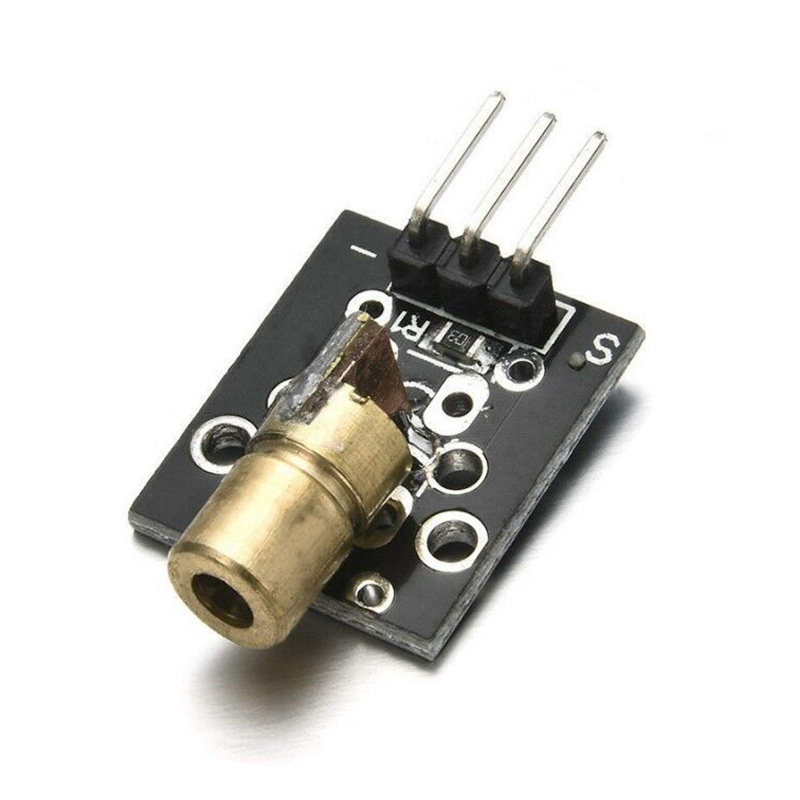 DEVMO 2PCS 5V Sensor Module Board Compatible with Ar-duino AVR PIC KY-008 Laser Transmitter Wave Length 650 nm