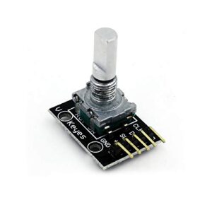 DEVMO 2PCS KY-040 Rotary Encoder Module Brick Sensor Development Board Compatible with Ar-duino Raspberry Pi SMT32 Development Board