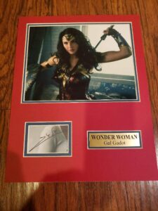 gal gadot wonder woman autographed reprint autograph 8x10 photo