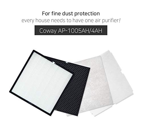 Coway AP-1005AH / AP-1004AH Air Purifier Filter Compatible Replacement 1 Year Set