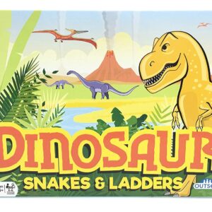 Outset Media Dinosaur Snakes and Ladders Game