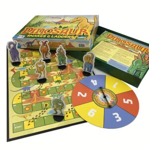 Outset Media Dinosaur Snakes and Ladders Game