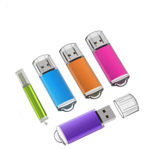 5 pcs 2.0/3.0 usb flash drive pen drive memory stick thumb stick pen black (2.0/4gb)