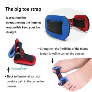 DRAMEDIC Bunion Corrector Splint Cushions Orthopedic Toe Separator Support Splint Turf Brace Spacer Straightener Protector Socks Relief Pain Treatment Elastic Hammer Toe Aid Alignment Insole