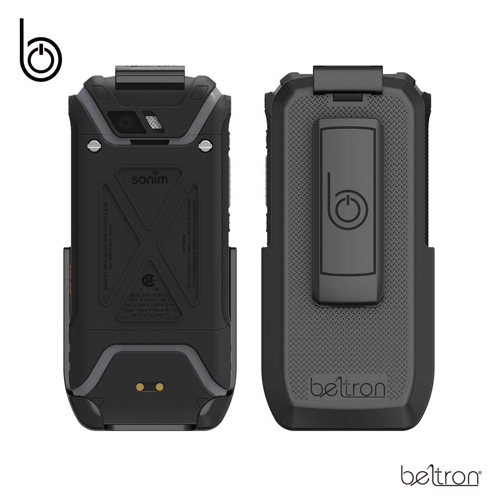 BELTRON Heavy Duty Rotating Belt Clip Holster for Sonim XP5S XP5800 (AT&T FirstNet Sprint) Secure Fit & Quick Release Latch (Durable Reliable & Lightweight) - NOT for XP5