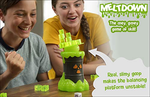 Meltdown Family Game -- Add Cubes Without Letting Them Fall! -- Ages 7+