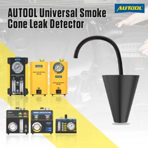 Smoke Cone Leak Detector Exhaust Intake Boot Adapter Diagnostics for Automotive EVAP Leak Locator Tester