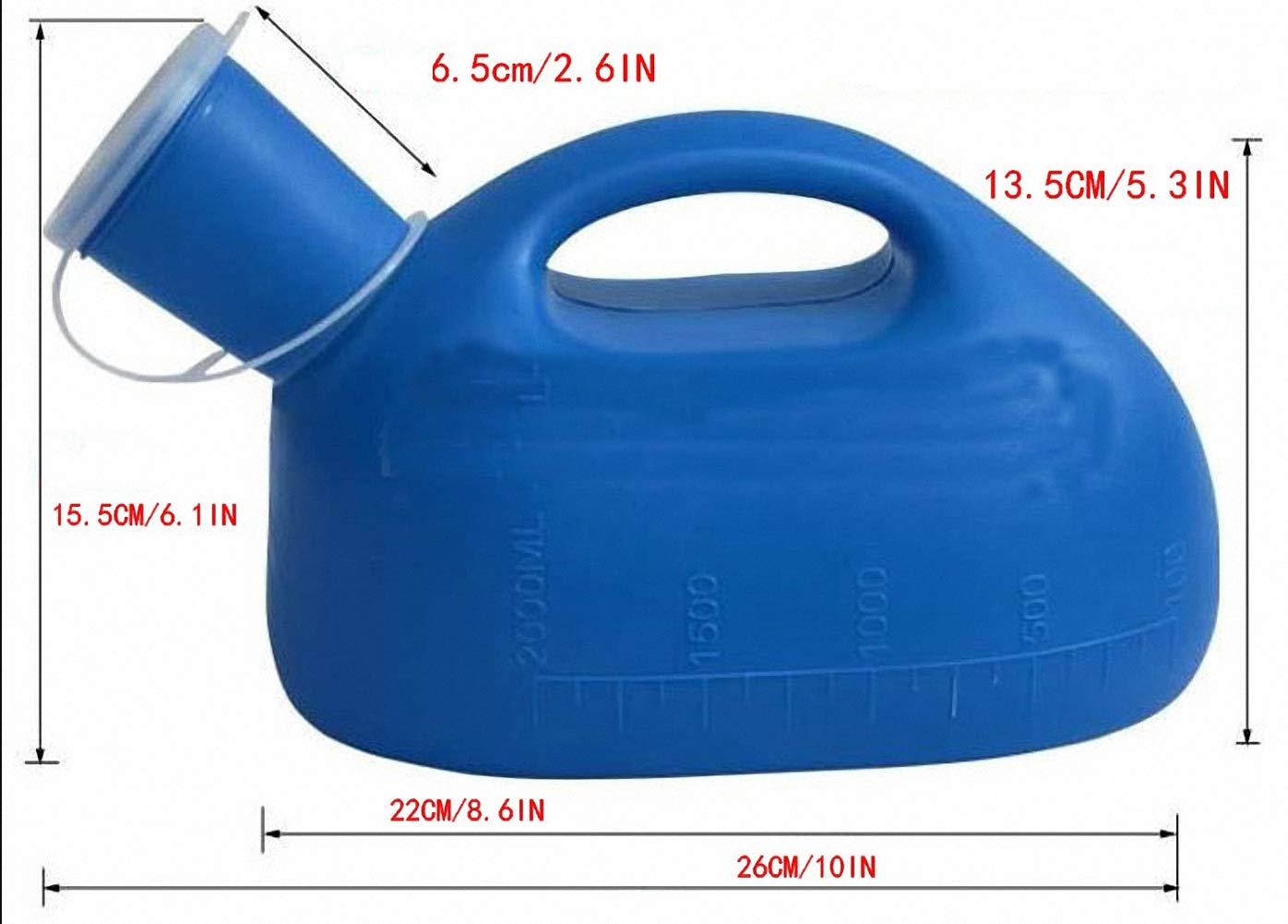 Camping Portable Toilet Urine Bottle Bag Travel Potty Urine Funnel for Unisex Men Women Children Kids Car Traffic Jam