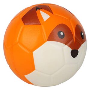 BORPEIN Pro Mini Soccer Ball,6 Inch Animal Style Foam Ball for Kids, Soft,Environmental Protection Material (Fox)