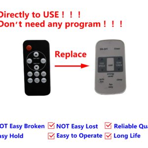 Remote Control for FRIGIDAIRE RG15D/E-ELL 5304476833 5304487535 5304501879 5304476866 CRA057XT7 CRA057XT710 CRA057XT711 CRA057XT712 Room Air Conditioner