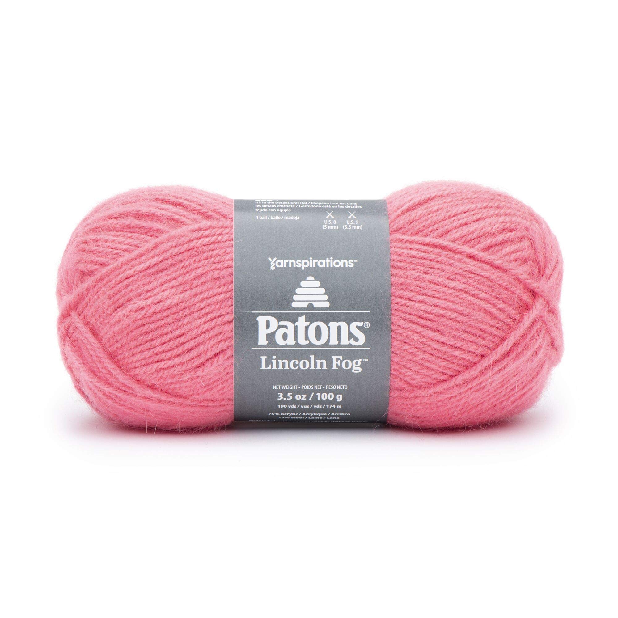 Patons Lincoln Fog Yarn, Blush