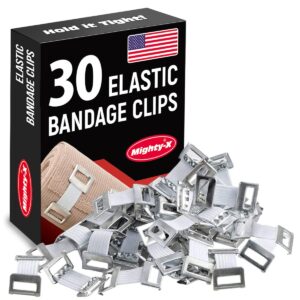 elastic bandage clips - 30 pack - bandage wrap clips