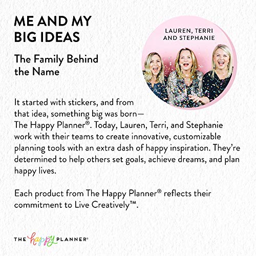 me & my BIG ideas The Happy Planner - Mini Happy Notes - Live Colorfully, Multicolor