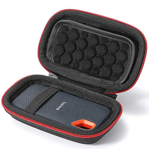 Hard Case for SanDisk 250GB / 500GB / 1TB / 2TB Extreme Portable SSD SDSSDE60, Carrying Storage Bag - not fit for SanDisk Extreme PRO SSD