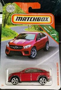 matchbox 2019 mercedes benz gle coupe red