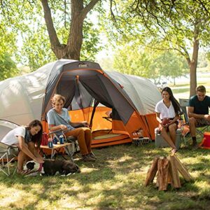 CORE 11 Person Large Multi Room Tent for Family Camping, Hiking and Backpacking | Best Portable Dome Camp Tent with Storage Pockets for Camping Accessories