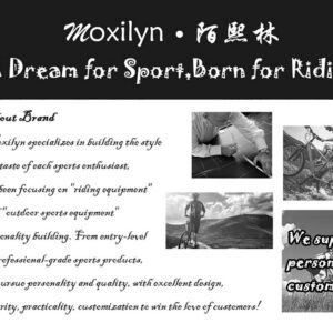 MOXILYN Men's Cycling Jersey Full Zip Riding Clothing Mountain Bike Tops Quick Dry - Bike Shirts