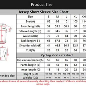 MOXILYN Men's Cycling Jersey Full Zip Riding Clothing Mountain Bike Tops Quick Dry - Bike Shirts