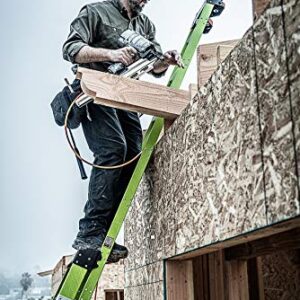 Little Giant Ladders, King Kombo, Professional, 6 Ft. A Frame, 10 Ft. Extension, Fiberglass, Type 1AA, 375 lbs Weight Rating, (13610-001)