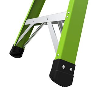 Little Giant Ladders, King Kombo, Professional, 6 Ft. A Frame, 10 Ft. Extension, Fiberglass, Type 1AA, 375 lbs Weight Rating, (13610-001)