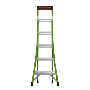 Little Giant Ladders, King Kombo, Professional, 6 Ft. A Frame, 10 Ft. Extension, Fiberglass, Type 1AA, 375 lbs Weight Rating, (13610-001)