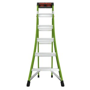 Little Giant Ladders, King Kombo, Professional, 6 Ft. A Frame, 10 Ft. Extension, Fiberglass, Type 1AA, 375 lbs Weight Rating, (13610-001)