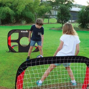 Kidodo Soccer Goal for Backyard Kids Soccer Goals for Kids pop up Soccer Goal net for Toddler Goal net Targets Portable Soccer Goal net Mini Soccer Goal Training Football 1 Goal