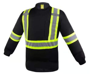 california tools black high visibility safety shirt/class 3 - level 2 (xl)