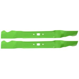 8TEN LawnRAZOR Mower Blade for Cub Cadet MTD Troy Bilt 300 Walk Behind 1995 and Up 21 inch Deck 942-0741 (Mulching) 2 Pack