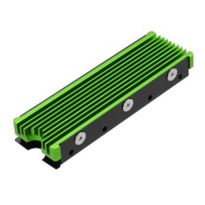 mhqjrh m.2 2280 ssd heatsink (green)