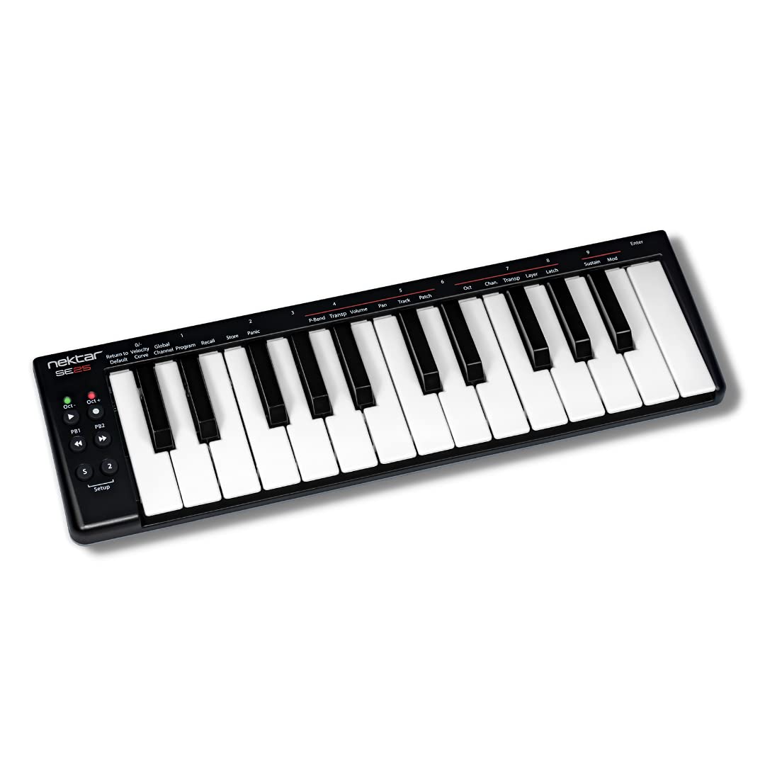 Nektar SE25 | USB MIDI Controller Keyboard with Nektar DAW Integration Black