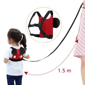 Accmor Kid Harness Leash, Toddler Anti-Lost Harness Leash, Cute Baby Walking Harness Tether Child Assistant Strap for 1-5 Years Boys and Girls to Zoo or Mall