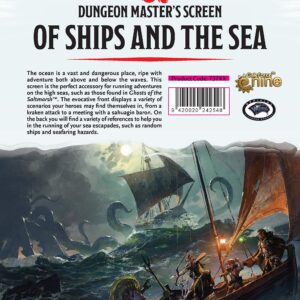 Gale Force Nine Dungeons & Dragons of Ships and The Sea DM Screen