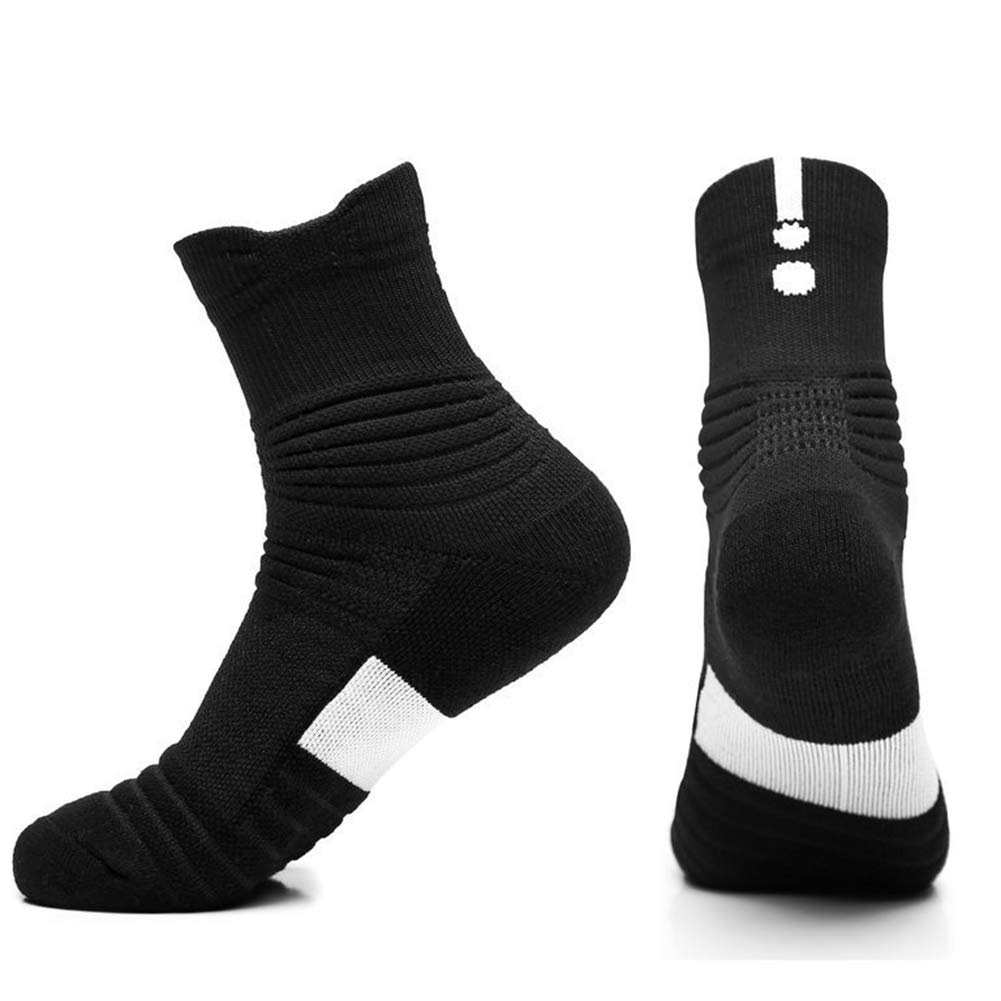 Performance Ankle Athletic Socks Comfort Cushioned Breathable Compression Running Sports Socks Men Pack (5 Pairs Pack)