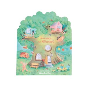 moulin roty la grande famille sticker book (20 pages)