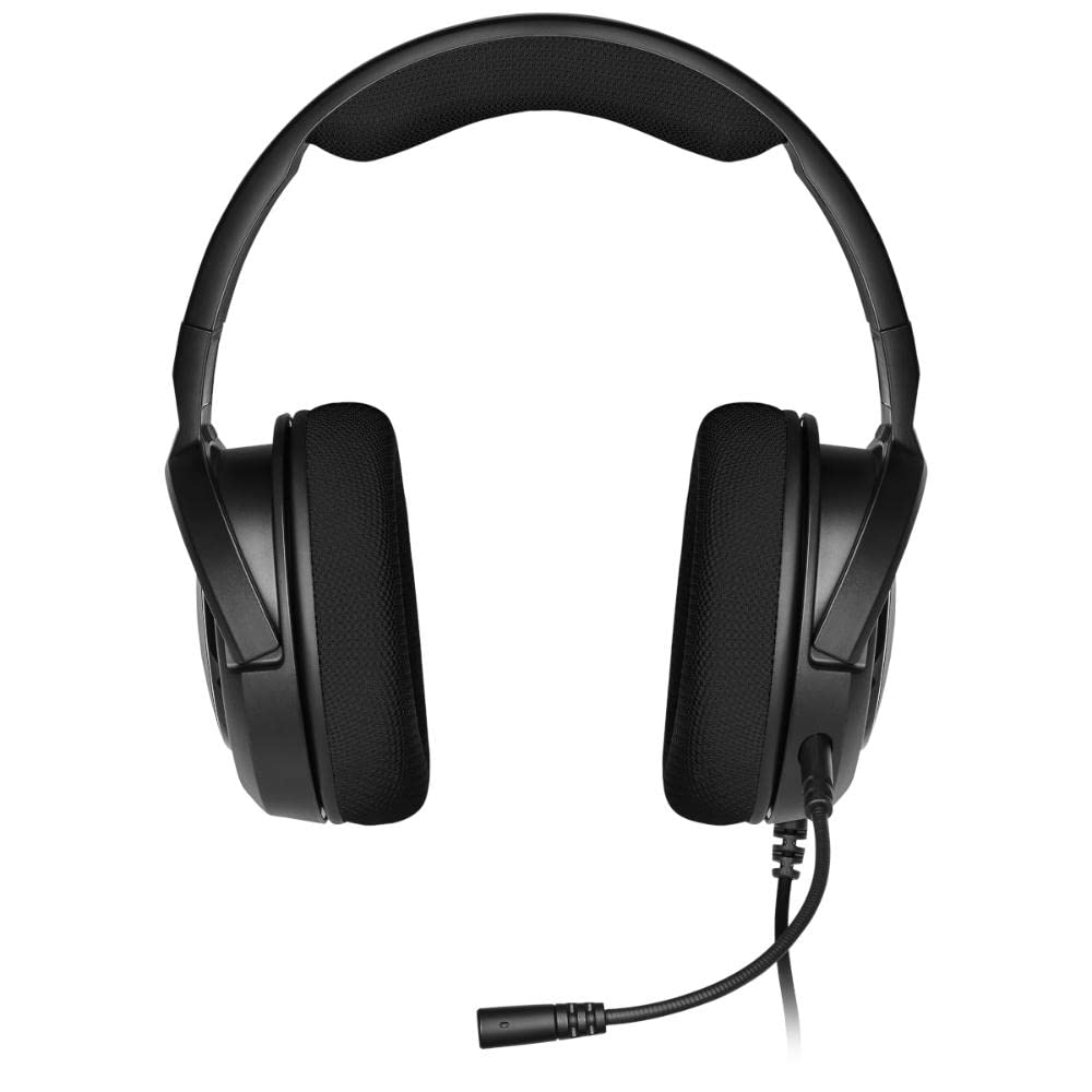 Corsair HS35 - Stereo Gaming Headset - Memory Foam Earcups - Works with PC, Mac, Xbox Series X/ S, Xbox One, PS5, PS4, Nintendo Switch, iOS and Android - Carbon (CA-9011195-NA)