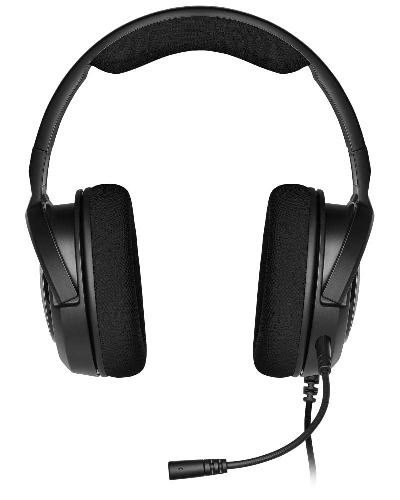 Corsair HS35 - Stereo Gaming Headset - Memory Foam Earcups - Works with PC, Mac, Xbox Series X/ S, Xbox One, PS5, PS4, Nintendo Switch, iOS and Android - Carbon (CA-9011195-NA)