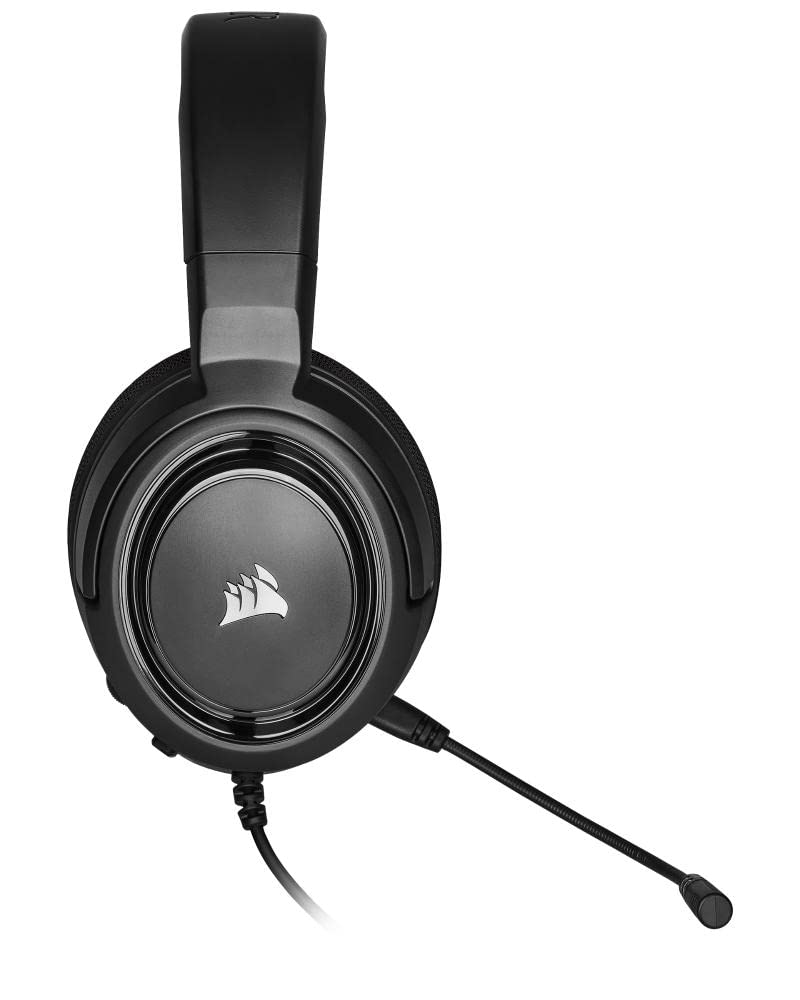 Corsair HS35 - Stereo Gaming Headset - Memory Foam Earcups - Works with PC, Mac, Xbox Series X/ S, Xbox One, PS5, PS4, Nintendo Switch, iOS and Android - Carbon (CA-9011195-NA)