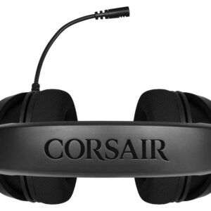 Corsair HS35 - Stereo Gaming Headset - Memory Foam Earcups - Works with PC, Mac, Xbox Series X/ S, Xbox One, PS5, PS4, Nintendo Switch, iOS and Android - Carbon (CA-9011195-NA)