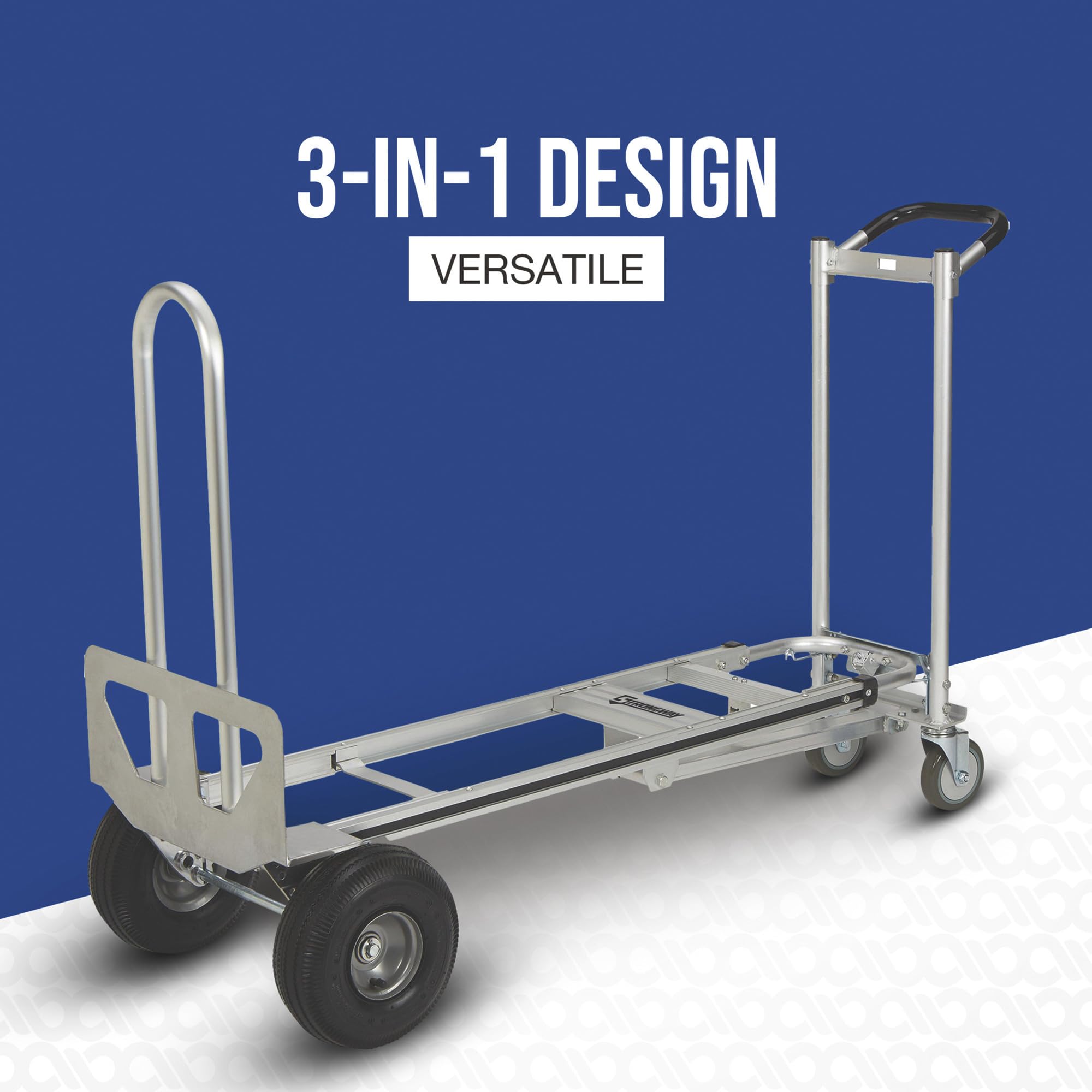 Strongway 3-in-1 Aluminum Hand/Platform Truck - 550-/770-Lb. Capacity