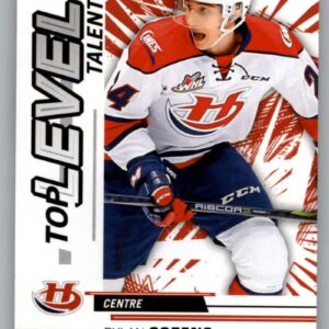 2018-19 Upper Deck CHL Top Level Talent Hockey #TL-6 Dylan Cozens Lethbridge Hurricanes Official Canadian Hockey League Trading Card From UD