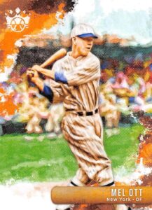 2019 panini diamond kings #6 mel ott new york giants baseball card