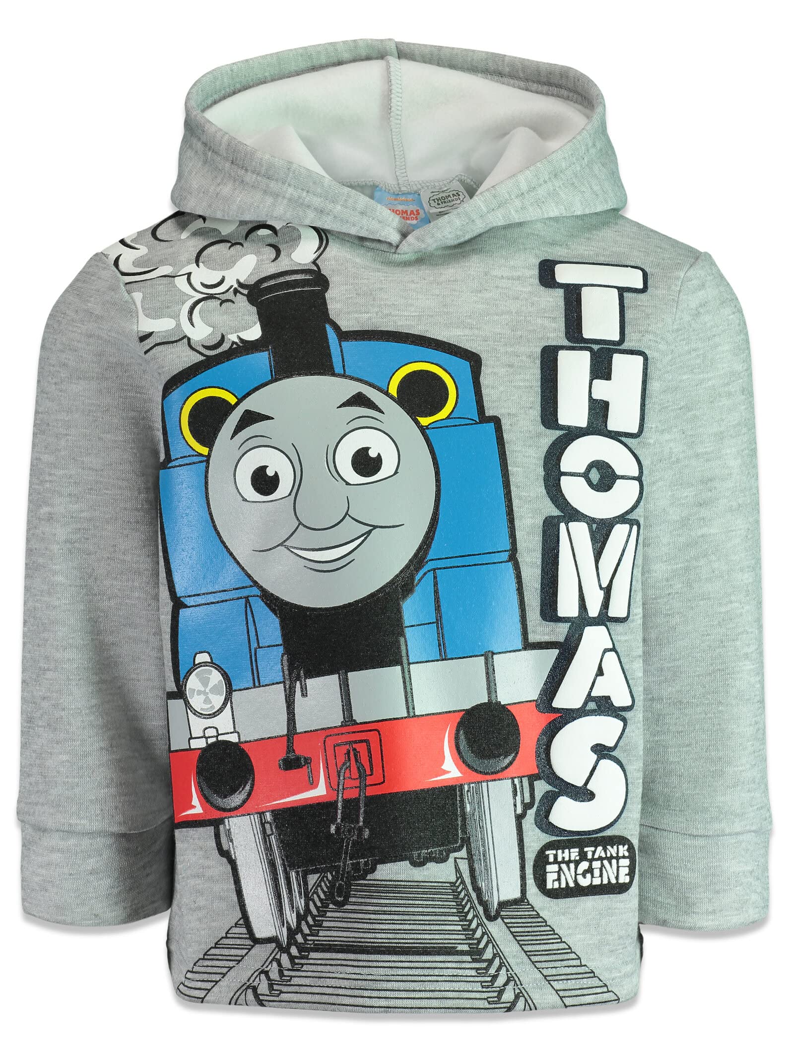 Thomas & Friends Tank Engine Toddler Boys Fleece Hoodie & Pants Set Grey/Black 2T